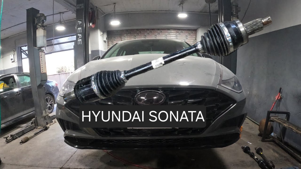 how to replace front left CV axle ... hyundai sonata 2020-2024 ( torque specs ) - YouTube