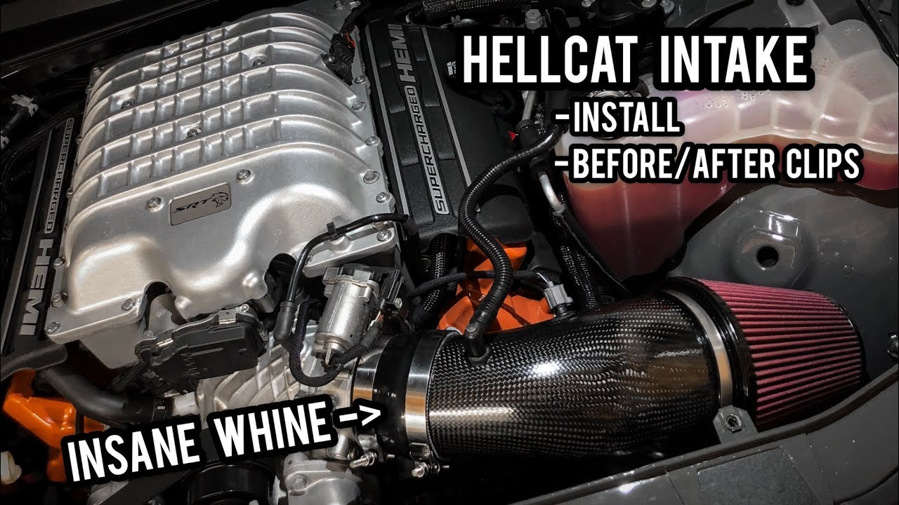 Legmaker Intake Install & Before/After - Challenger Hellcat/Redeye ...