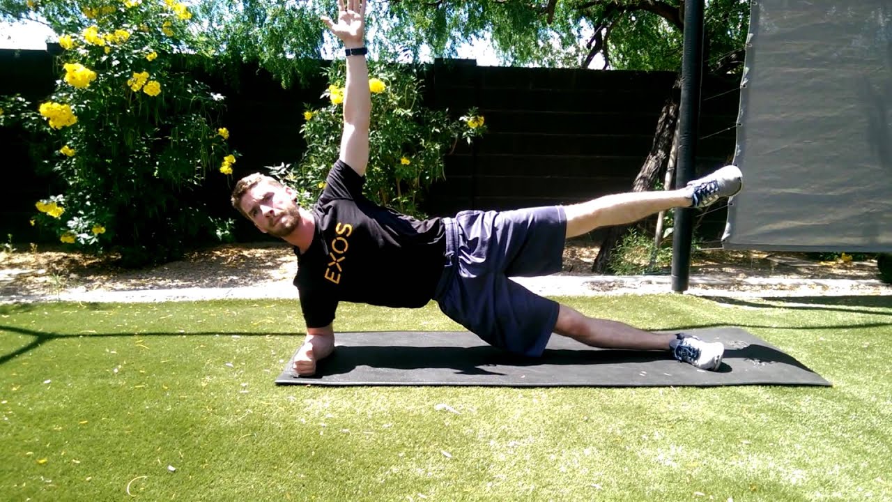 Side Plank - Leg Raise Hold - YouTube
