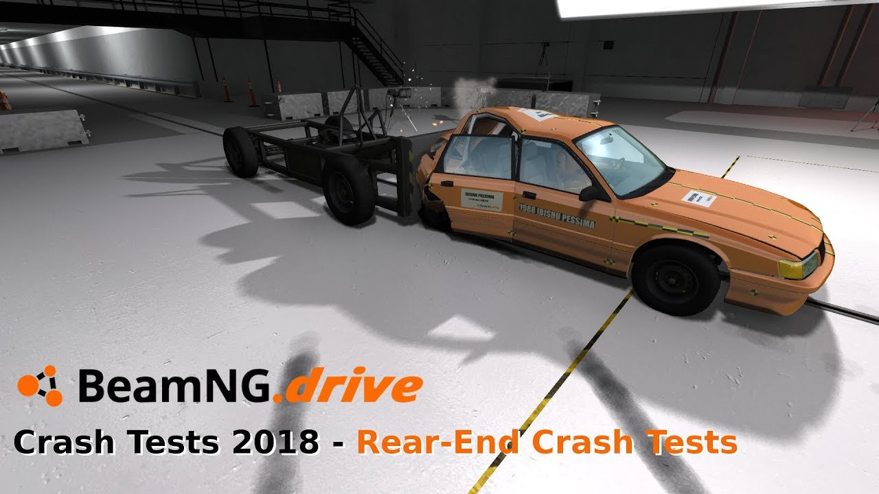 Crash Tests 2018 | Rear-End Crash Tests | Slow Motion | BeamNG.drive ...