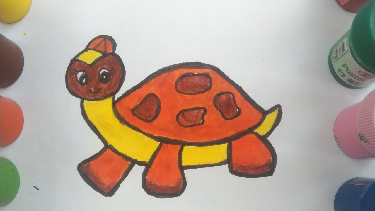 "Simple Turtle Drawing for Kids | Easy and Fun Turtle Art Tutorial!" - YouTube