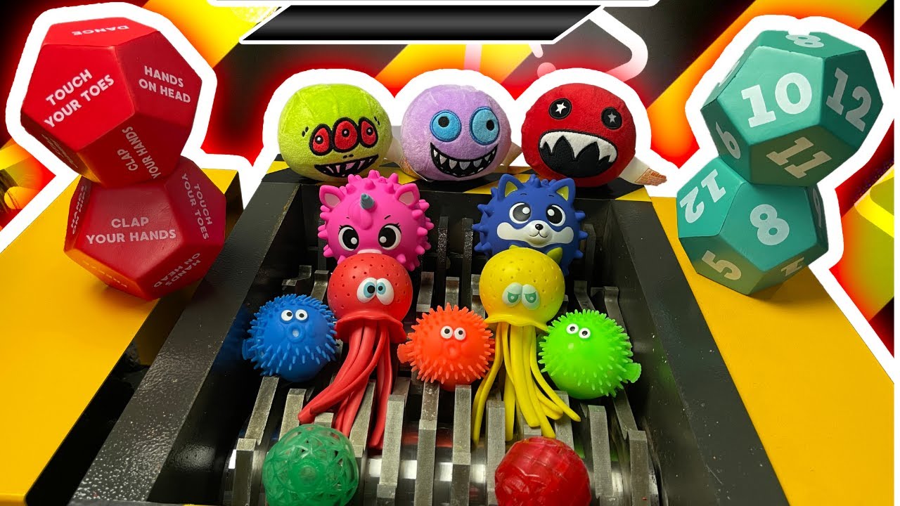 Shredding Different Types of Stress Balls | Will It Shred....SatisfyMe ...