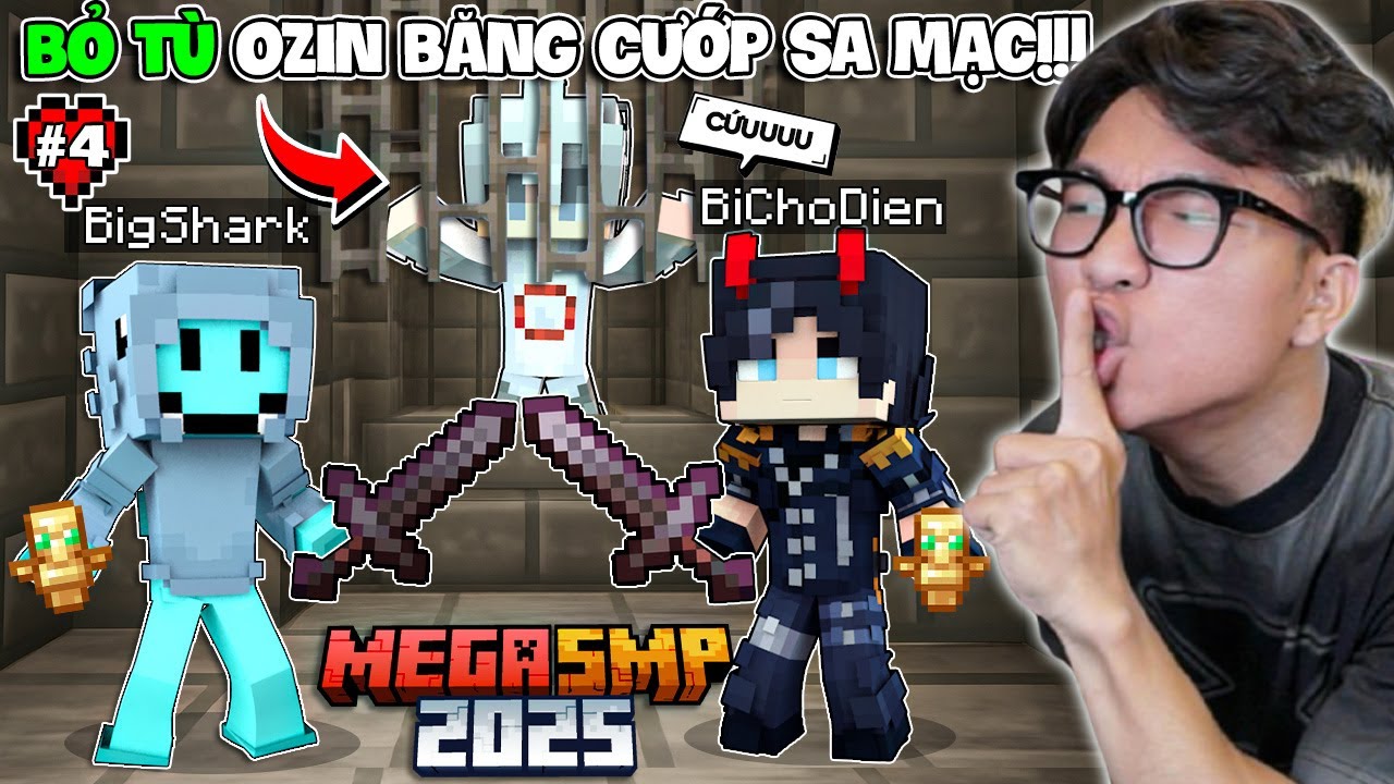 BI HUỲNH CÙNG BĂNG "CHÓ ĐIÊN" NHỐT OZIN VÀ TEAM BIG SHARK ĐẾN ỨNG CỨU ...