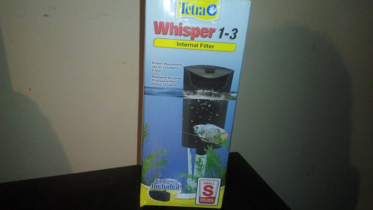 Whisper In Tank Filter 3i unboxing - YouTube