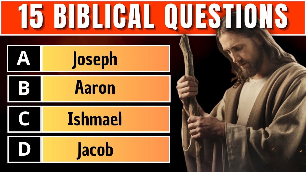 15 BIBLE QUESTIONS TO TEST YOUR BIBLE KNOWLEDGE | BIBLE QUIZ - YouTube