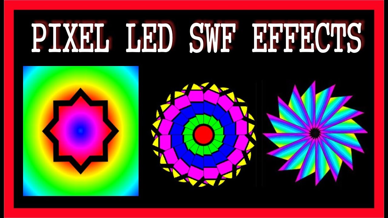 PIXEL LED CIRCLE SWF 3 EFFECTS - FREE DOWNLOAD - [16] - YouTube