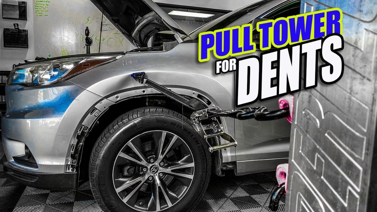 Glue Pull Tower for Paintless Dent Repair and Auto Body Shops - YouTube