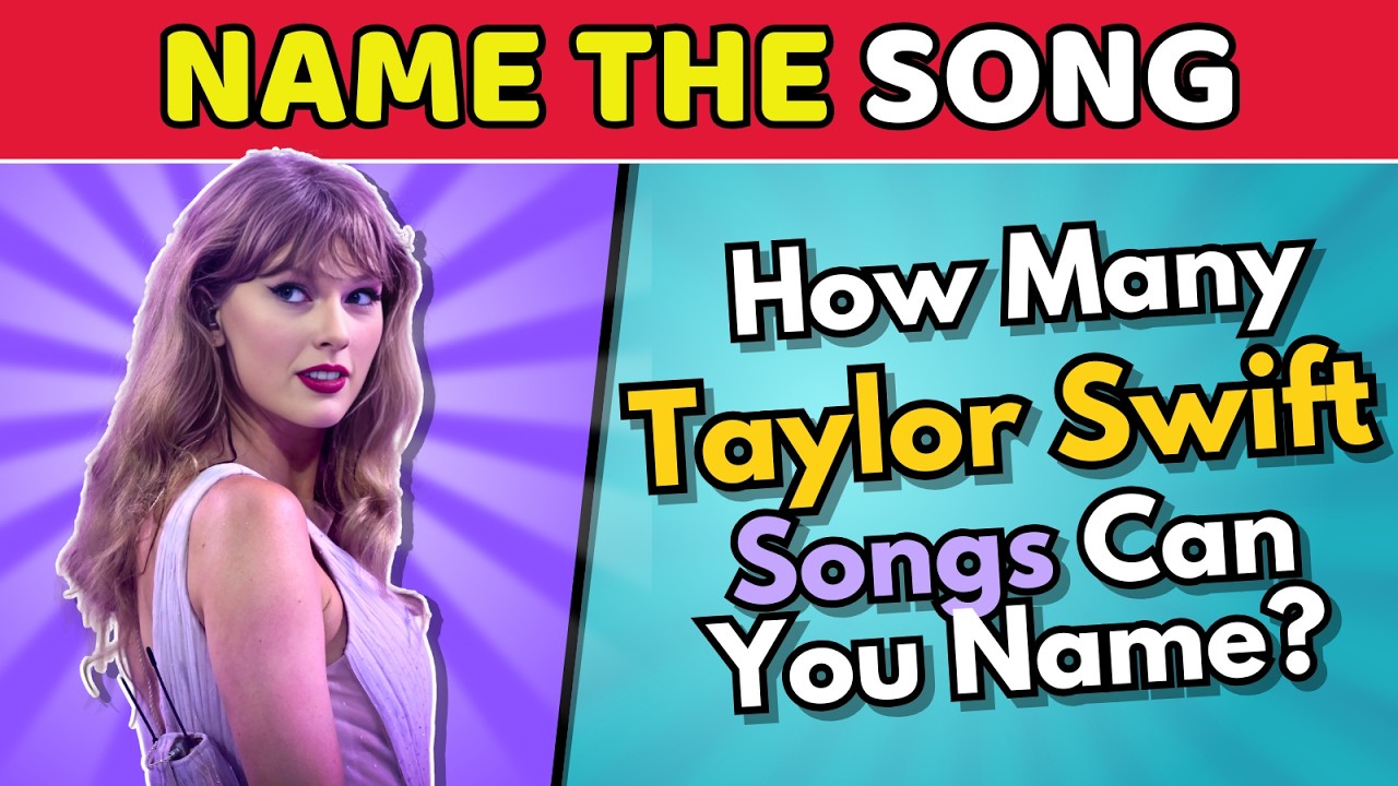 Guess the Taylor Swift Song by Lyric, Video & More | Taylor Swift Music ...