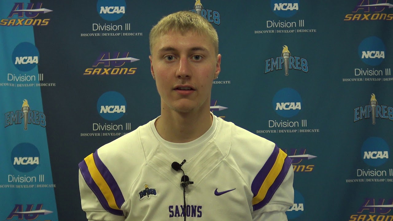 Alfred University Football Vinny Patterson - YouTube