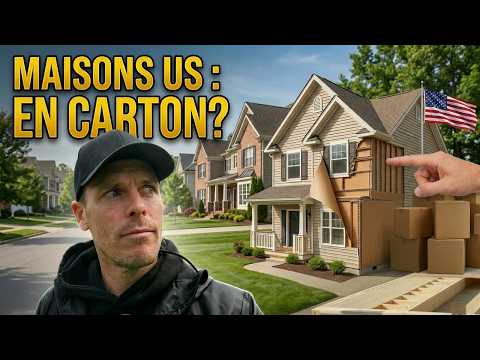 Les maisons américaines sont-elles VRAIMENT en carton ? 📦