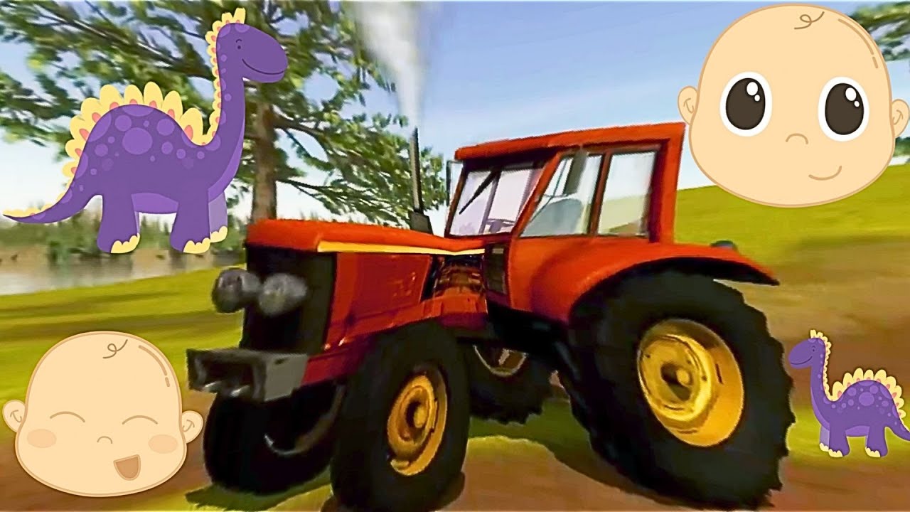 EL POLLITO PIO TRACTOR SÚPER GRANDE PARA NIÑOS LINDO DRAGÓN EFECTOS ...