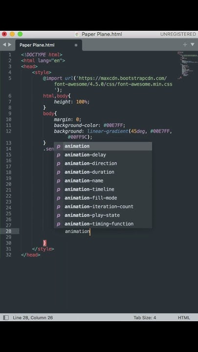 Paper Plane || HTML & CSS || #html #coding #css #code #youtube #youtubestudio - YouTube