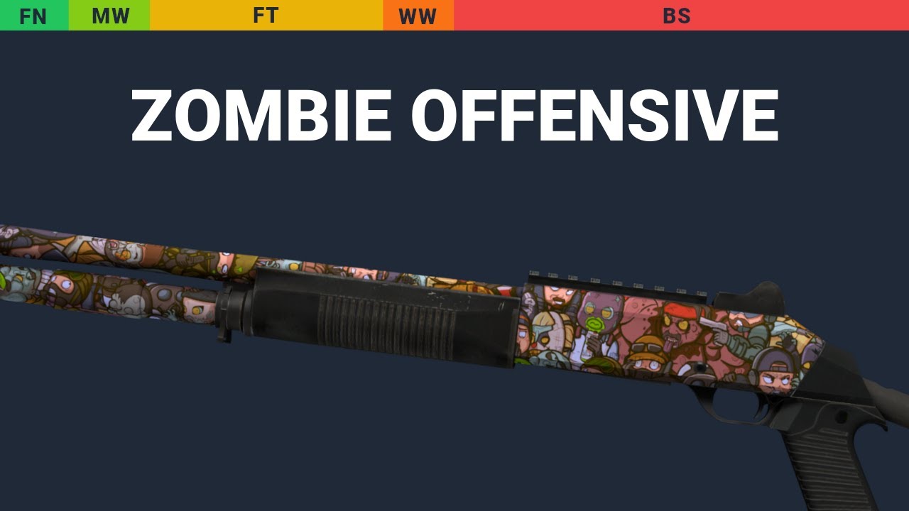 XM1014 Zombie Offensive - Skin Float And Wear Preview - YouTube