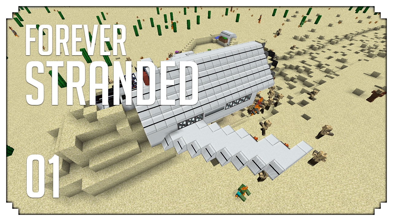 Forever Stranded: CRASH LANDING SEQUEL! (Modded Minecraft #1) | iJevin ...