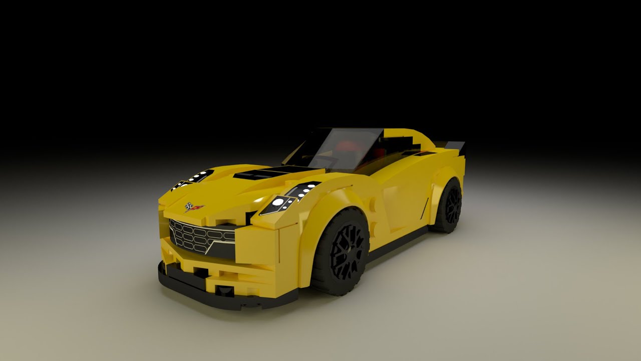 LEGO Speed Champions 75870 Chevrolet Corvette Z06 Drive by animation ...