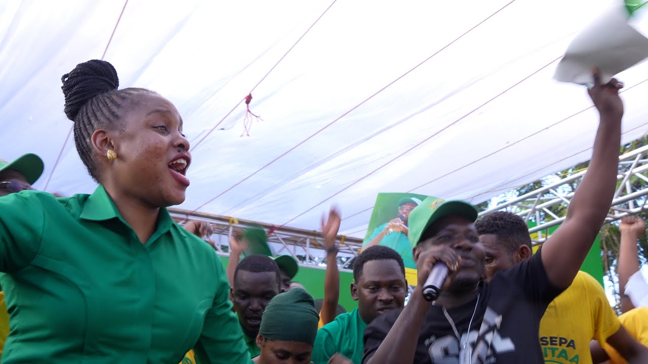 MH.JOKETI MWEGELO NA VIBE LA SINGELI KWENYE UZINDUZI WA KAMPENI HUKO ...