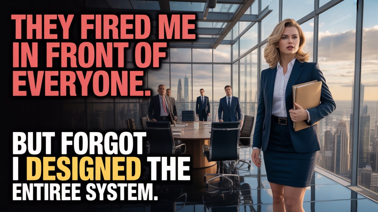 They Fired Me in Front of Everyone—But Forgot I Designed the Entire ...