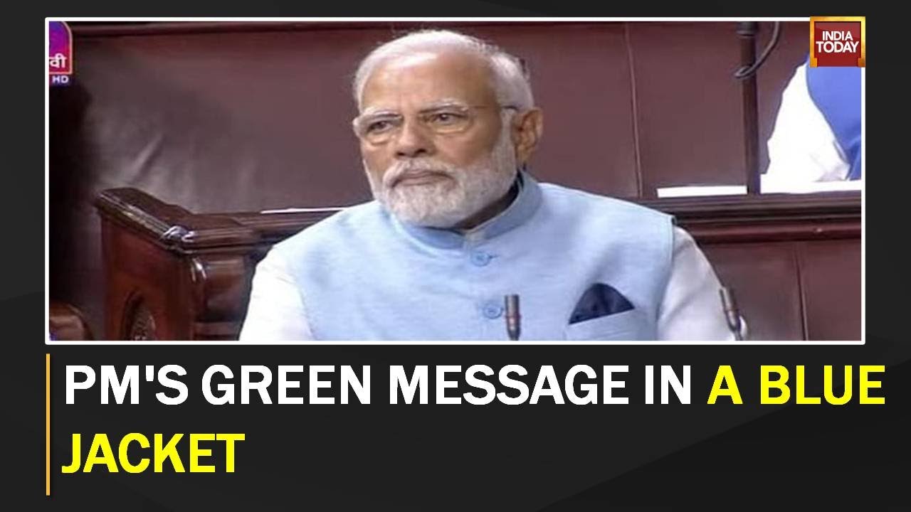 PM Modi Wears A Special Blue Jacket In Parliament And It Is All About ...