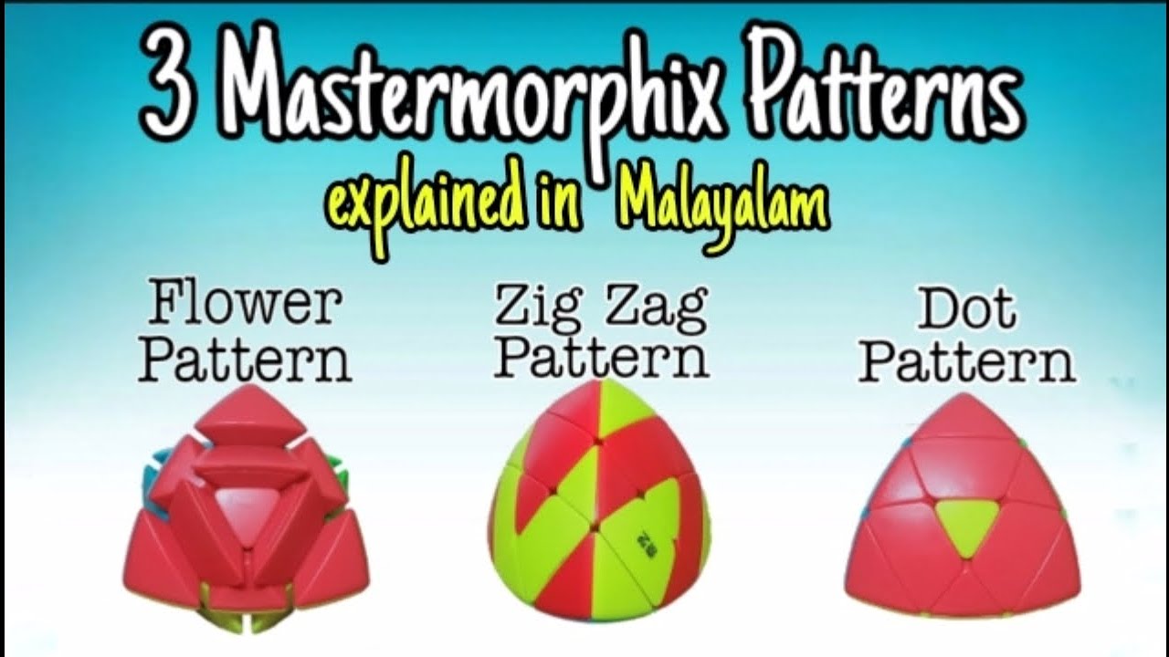 3 Mastermorphix Patterns | Malayalam Explanation | Ken Rubic - YouTube