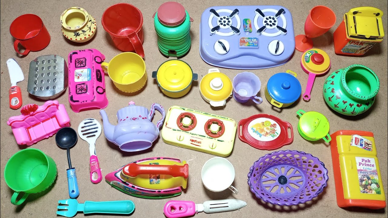 4 Minutes Satisfying with Unboxing Hello Kitty Kitchen Set|Cooking ...