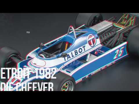 1/18 GPreplicas 1982 Ligier JS 17B US GP