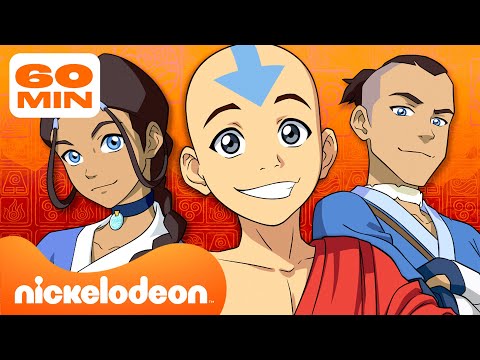 Avatar | 60 minutes de l'équipe Avatar sauvant la journée! avec Aang, Katara et Sokka | Nickelodeon