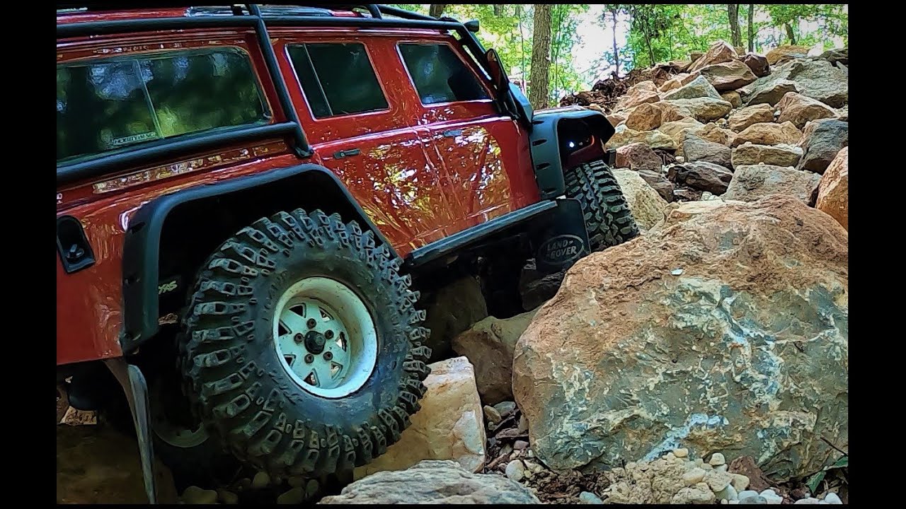 New Backyard Crawler Course Feature! Traxxas Trx4 Defender w/AXE -mods in description- - YouTube