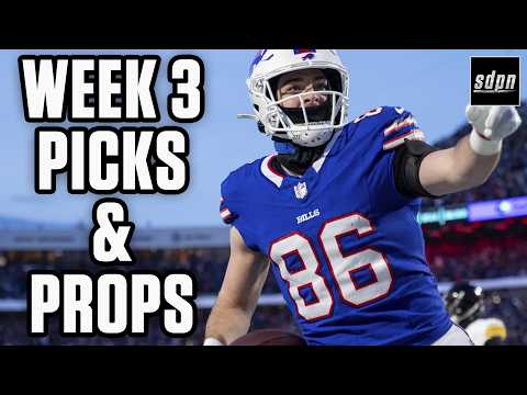 NFL Week 3 Picks, Player Props & Best Bets | Drew & Stew