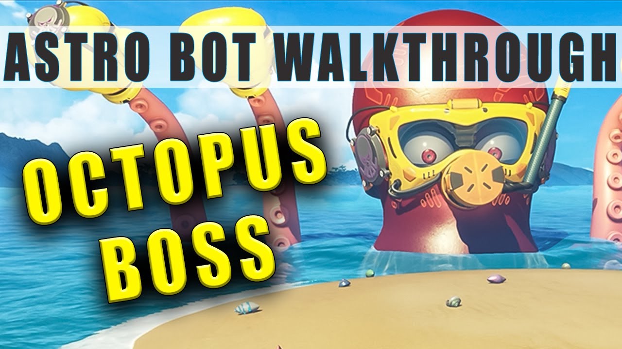 Astro Bot Octopus Boss Fight How to beat Wako Tako - YouTube