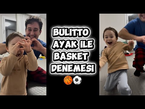 BULUT İLE AYAKLA BASKET ATMAYI DENEDİK! #footballerbulutproject