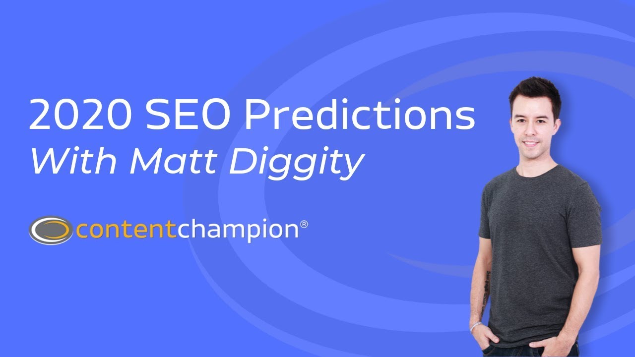 CC 084: 2020 SEO Predictions With Matt Diggity - YouTube