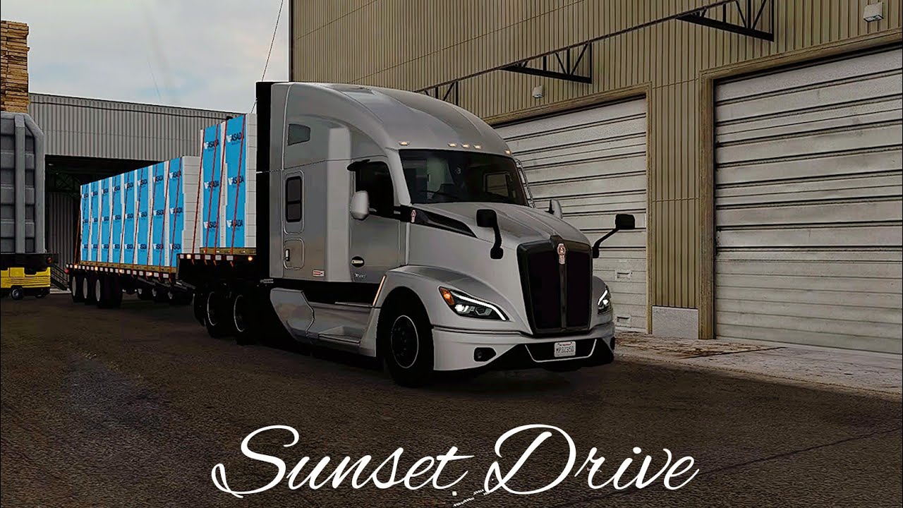 American Truck Simulator | Realistic Driving and Pre Trip | Kenworth ...