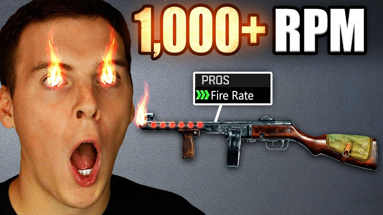 I Created the MAX Fire Rate PPSH in Warzone - YouTube