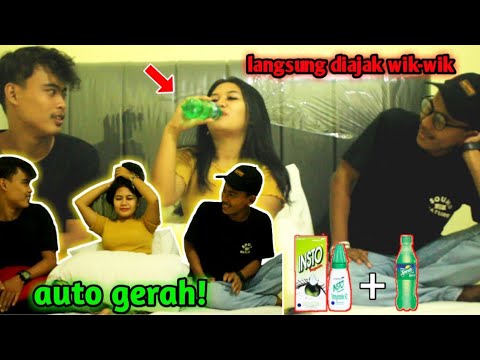 REAKSI EKSPERIMEN MINUMAN SPRITE + INSTO!! | TERNYATA BENER BIKIN S4NGE ...