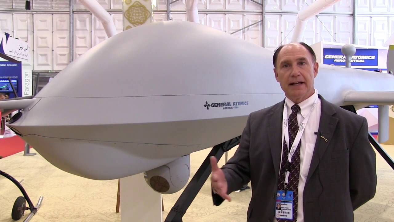IDEX 2015 : GA Predator XP surveillance - YouTube