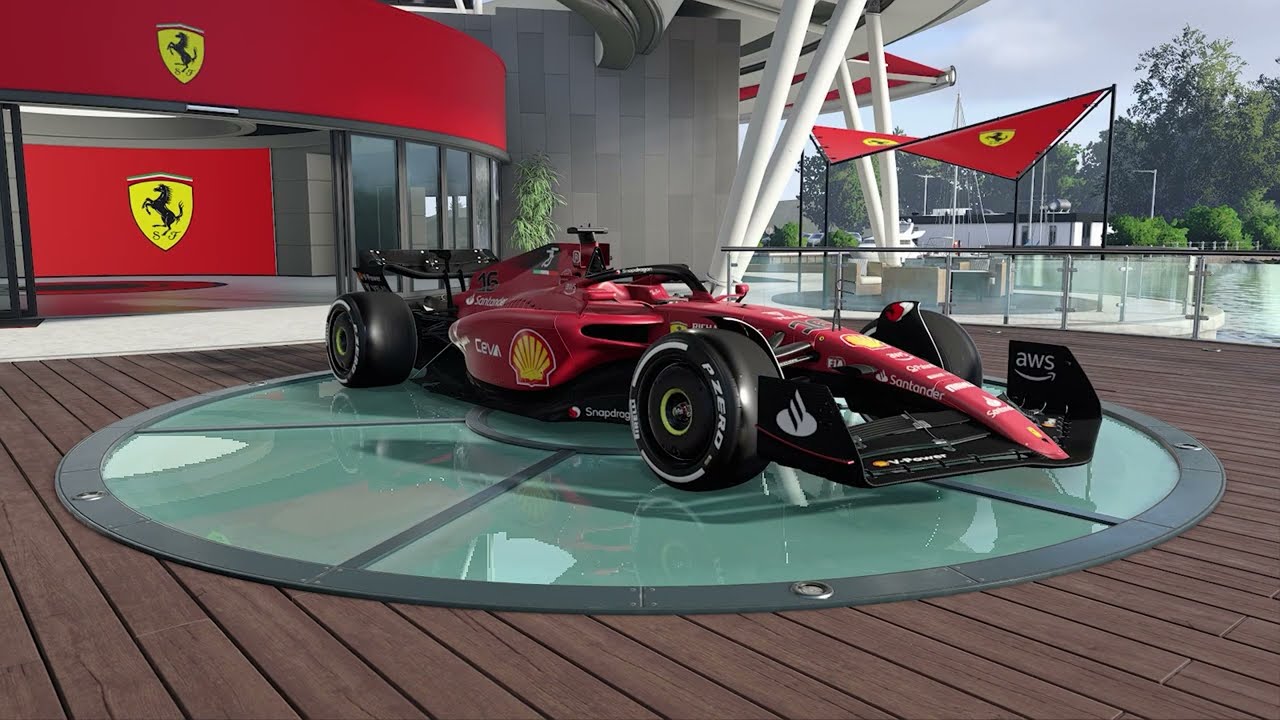 F1 Virtual Showroom F1 22 Game - YouTube