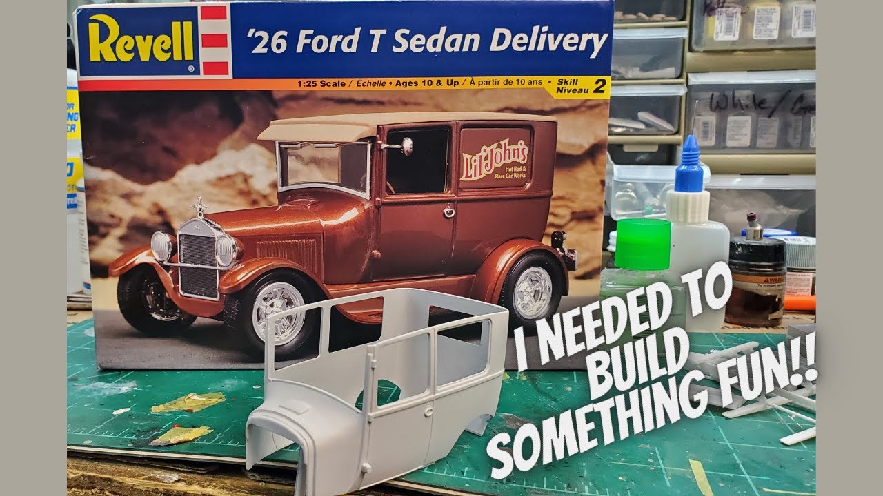 I wanted to build a Hot Rod Model T Ford! This is a pretty cool kit ...