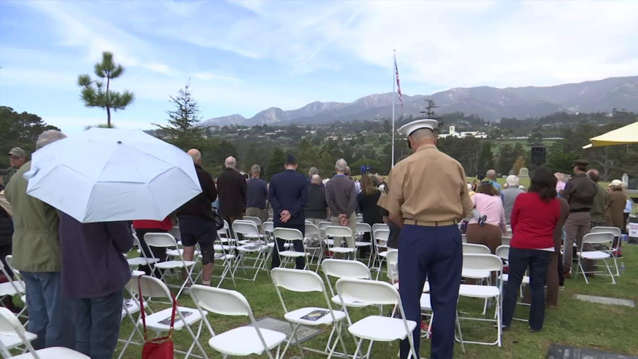 Veterans Day Ceremony at Santa Barbara Cemetery - YouTube