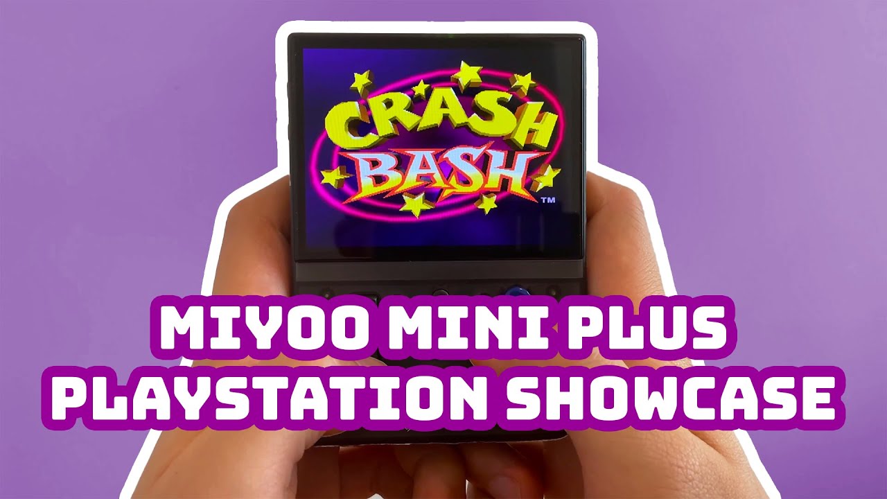 Miyoo Mini Plus PS1 gameplay showcase - YouTube