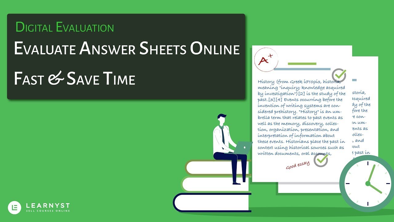 How To Correct Answer Papers Online| Learnyst Digital Evaluation System ...
