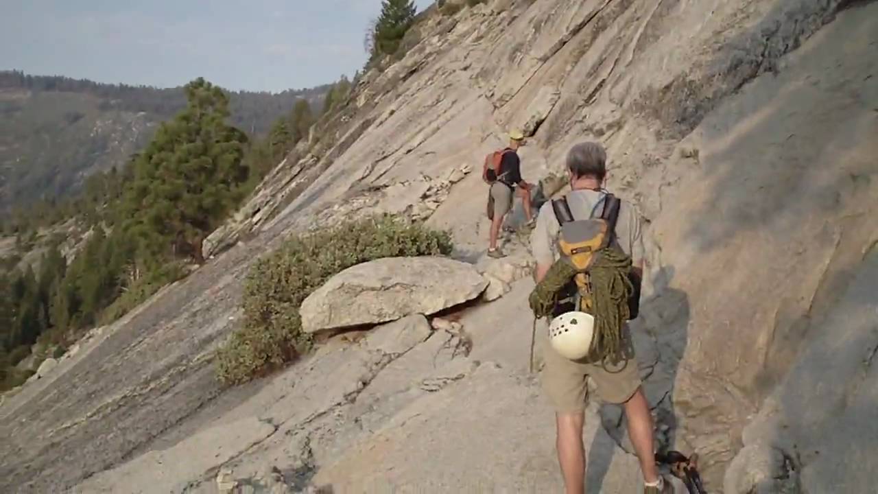 Crux of Snake Dike Approach - YouTube