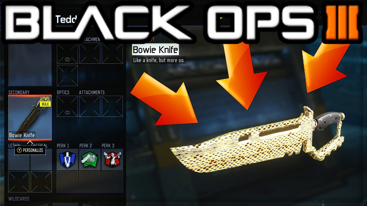 BOWIE KNIFE IN MULTIPLAYER!! - BLACK OPS 3 GAMEPLAY - YouTube