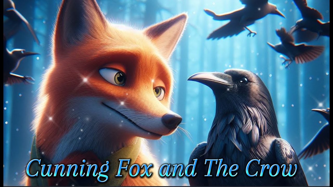 Cunning Fox and the Crow | Moral stories for Kid's |@ Little Animated ...