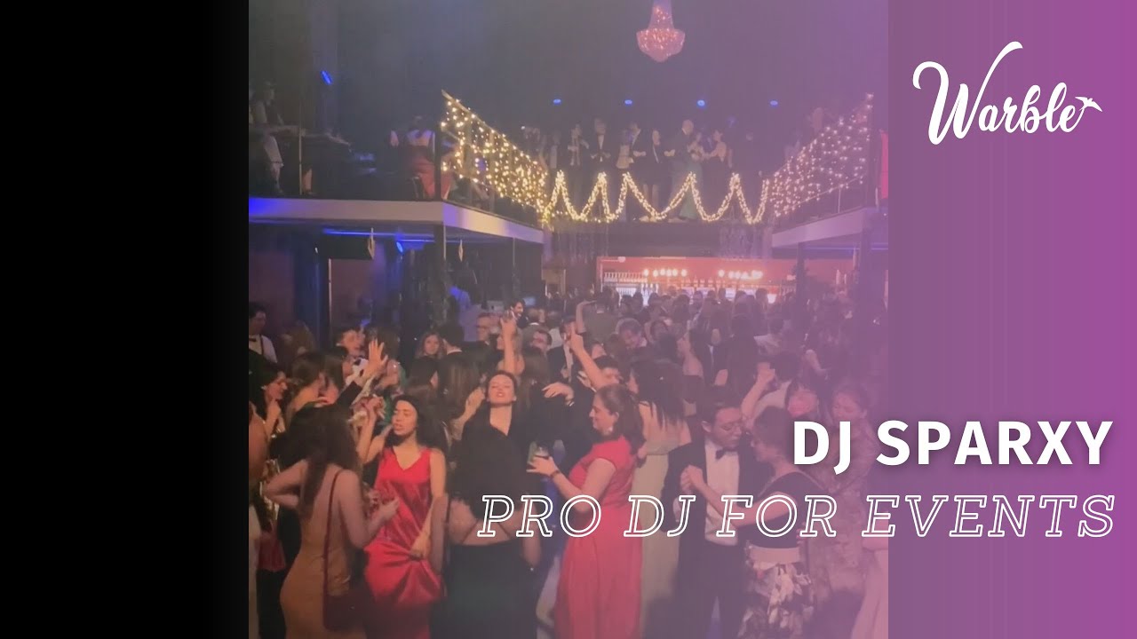 DJ Sparxy // Incredible Events DJ // Book Now at Warble Entertainment ...