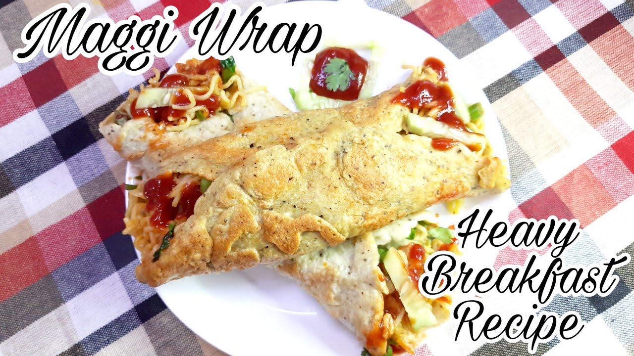 Maggi Wrap|Easy and Tasty Breakfast Recipe|সকালের জলখাবার|Babiner ...