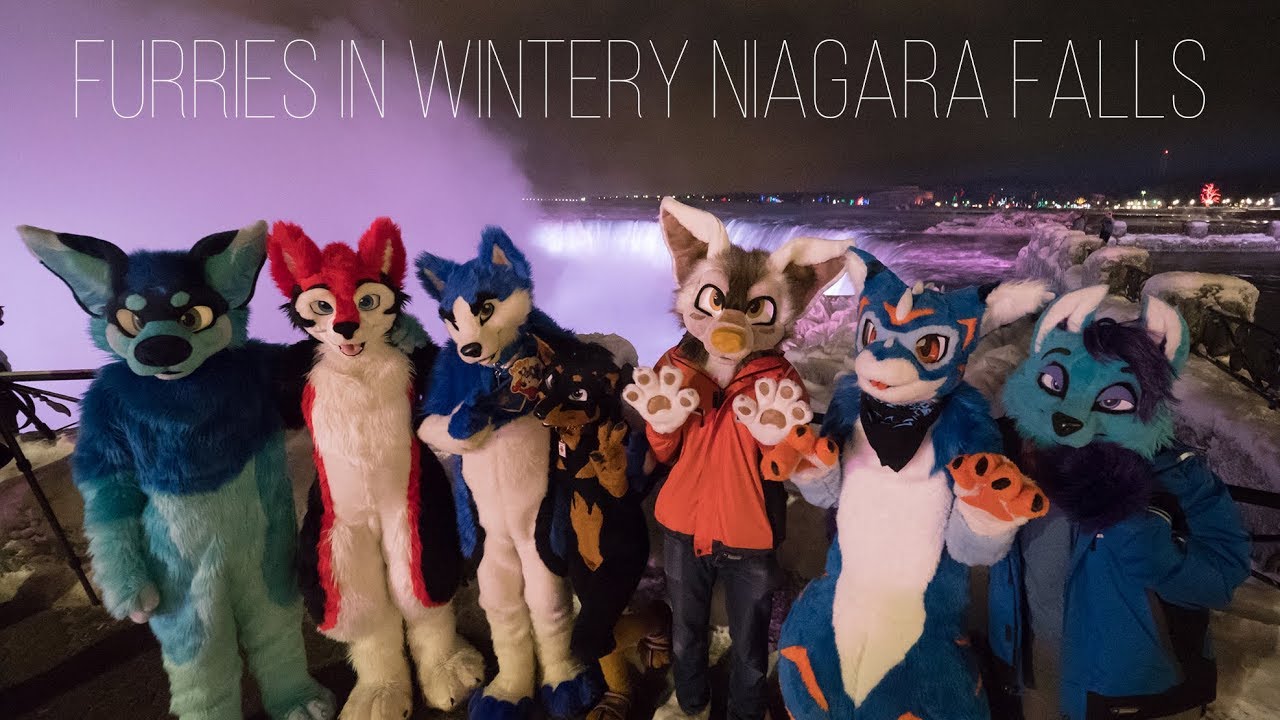 Furries in Wintery Niagara Falls, Canada - YouTube