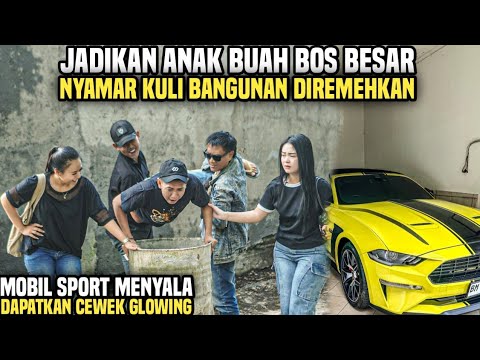 BOS NYAMAR KULI BANGUNAN PERINTAHKAN ANAK BUAHNYA JADI BOS!! MOBIL SPORT DAPATKAN IDAMAN!?