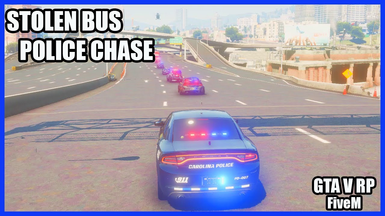 Stolen Bus - Mass Police Chase | Several Units Involved | Cleanest ...