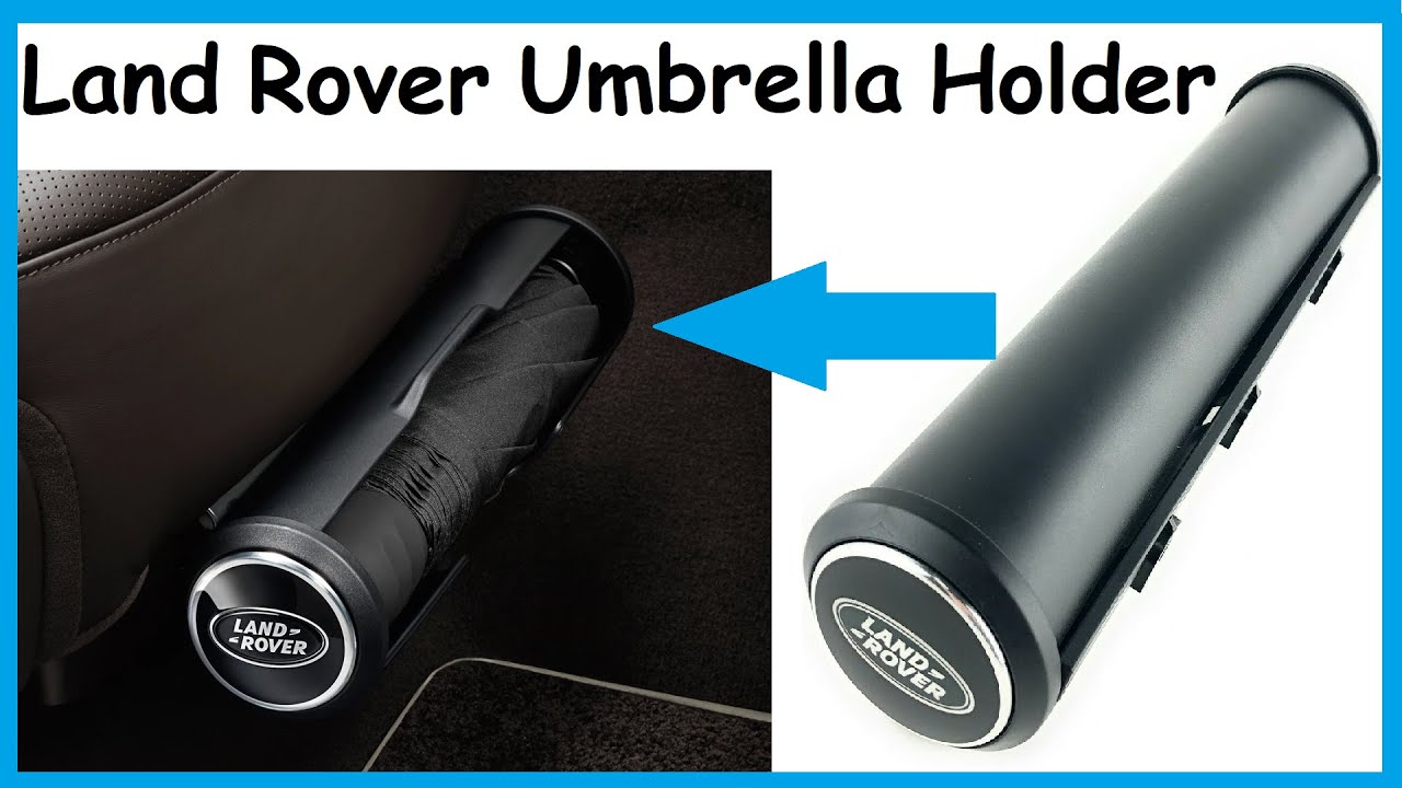 Range Rover Evoque ( fits other models too ) Umbrella Holder Install ...