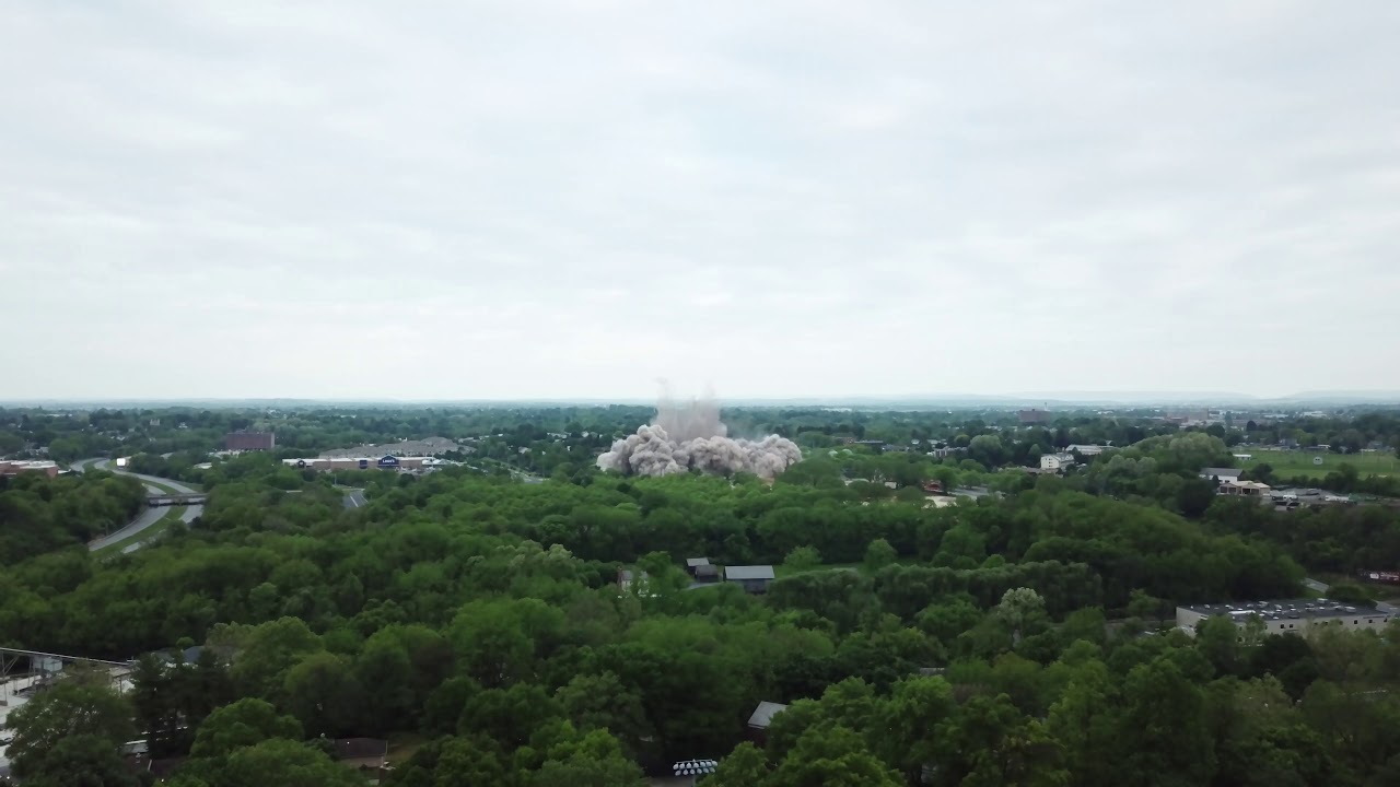 Martin Tower Implosion 5/19/19 - YouTube